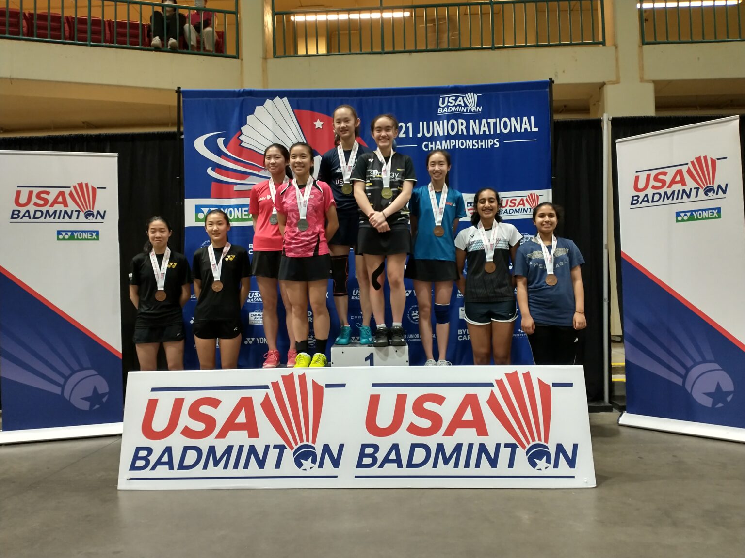 2021 Junior Nationals Medalists - USA Badminton